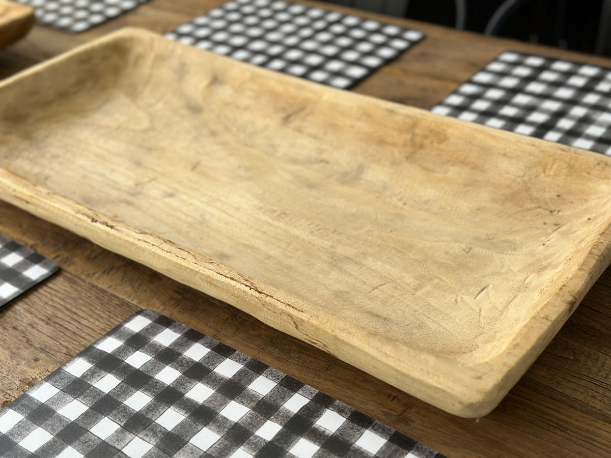 XL Vintage Timber Tray Platter BLONDE – The OLDE Farm Store