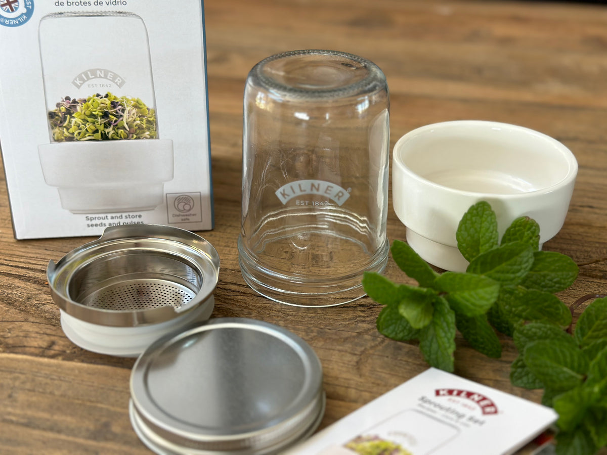 KILNER Glass SPROUTING SET 500ml – The OLDE Farm Store