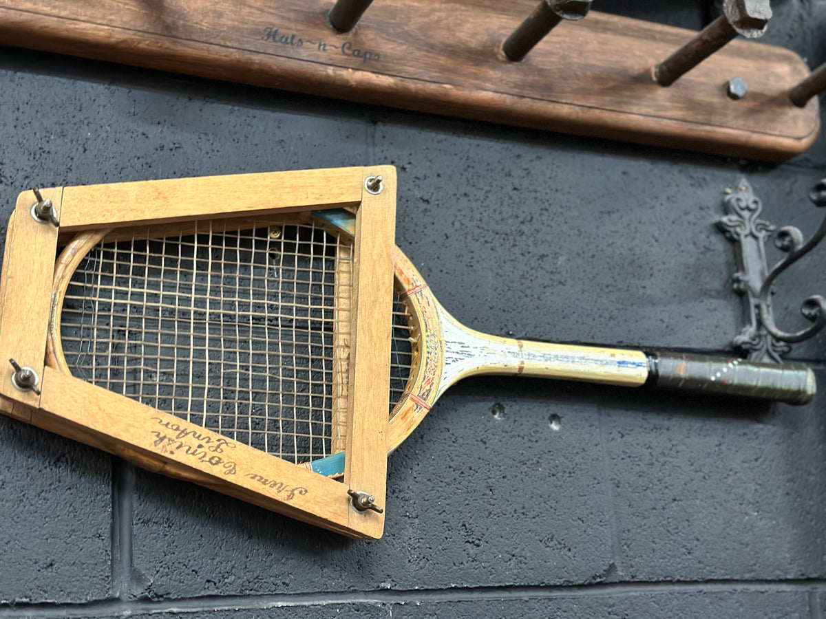 Vintage Timber Tennis Racket BLACK – The OLDE Farm Store