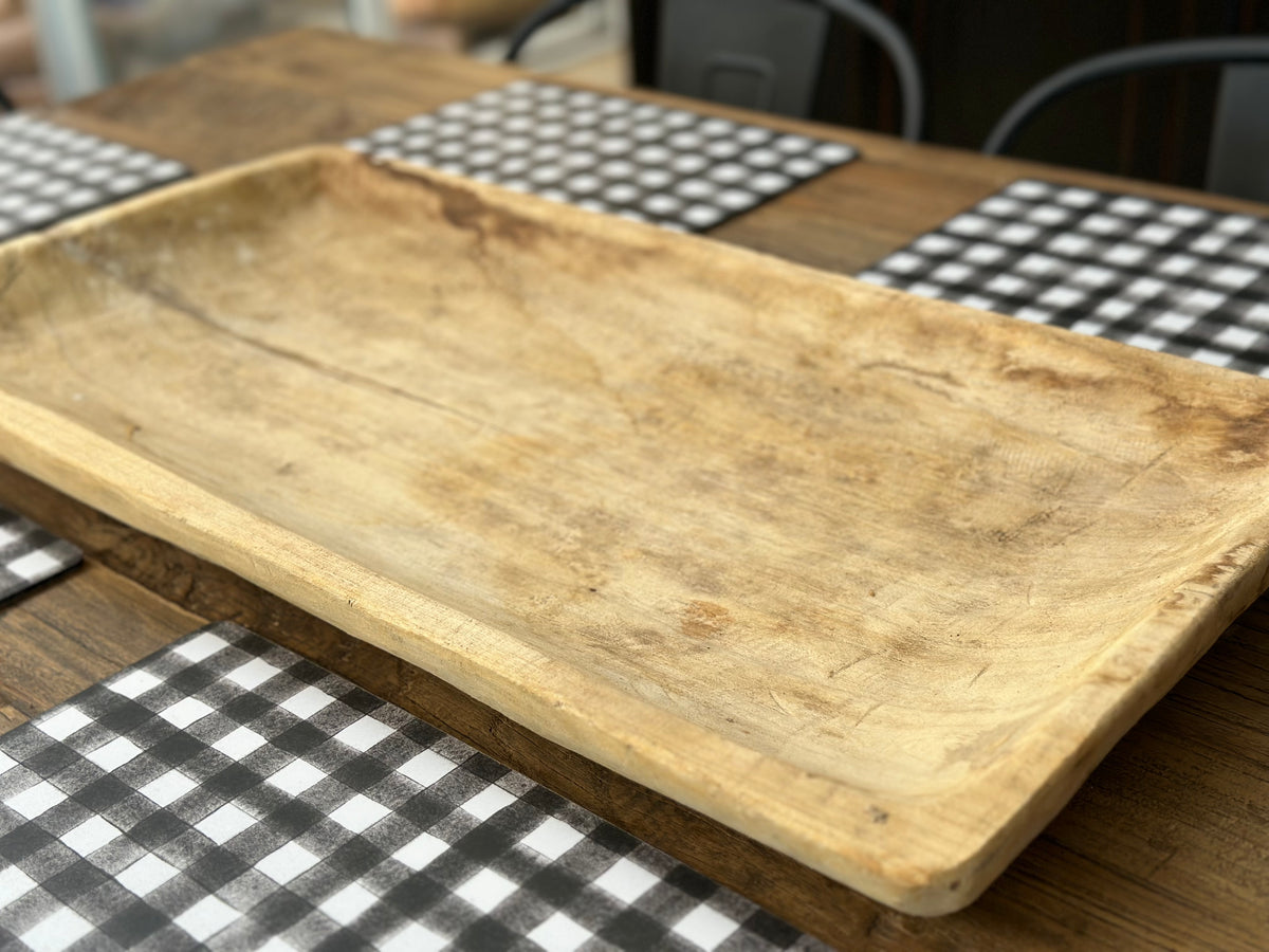 XL Vintage Timber Tray Platter BLONDE – The OLDE Farm Store
