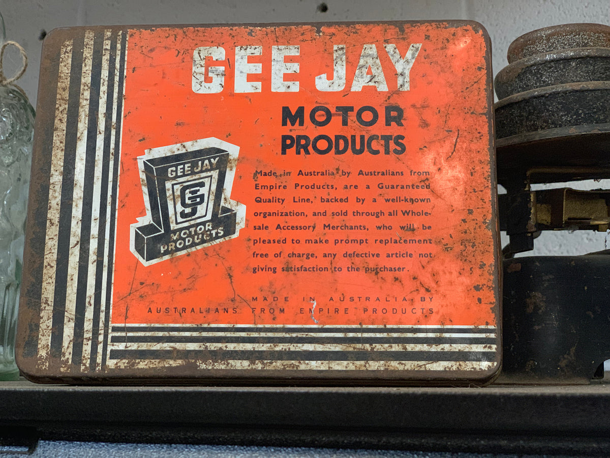 GEE JAY Motor Products TIN – The OLDE Farm Store