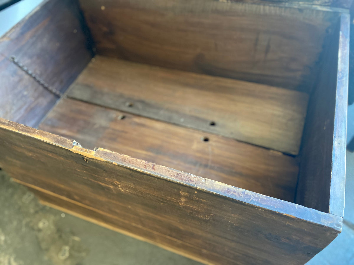 HUGE Vintage Timber Blanket Box Chest – The OLDE Farm Store