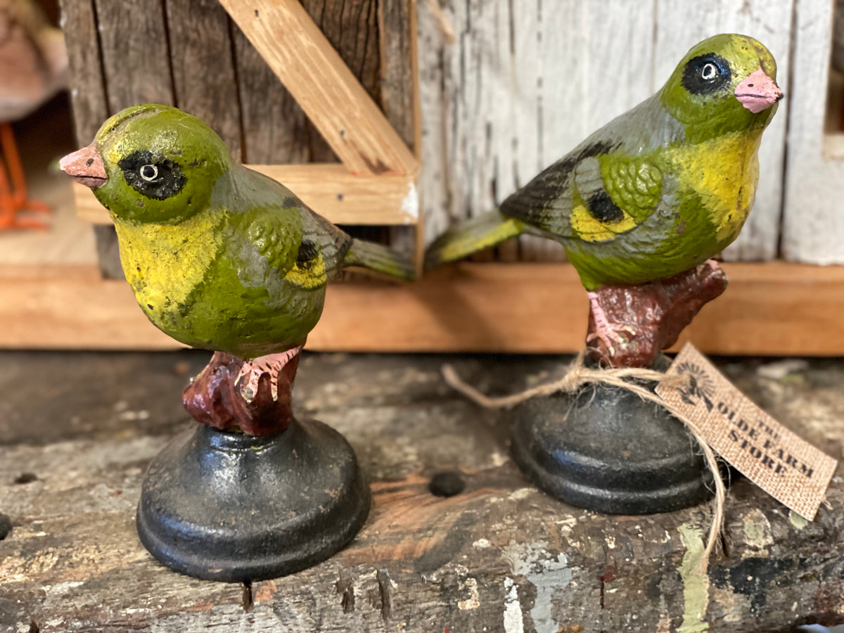 Cast Iron Bird Statue – The OLDE Farm Store
